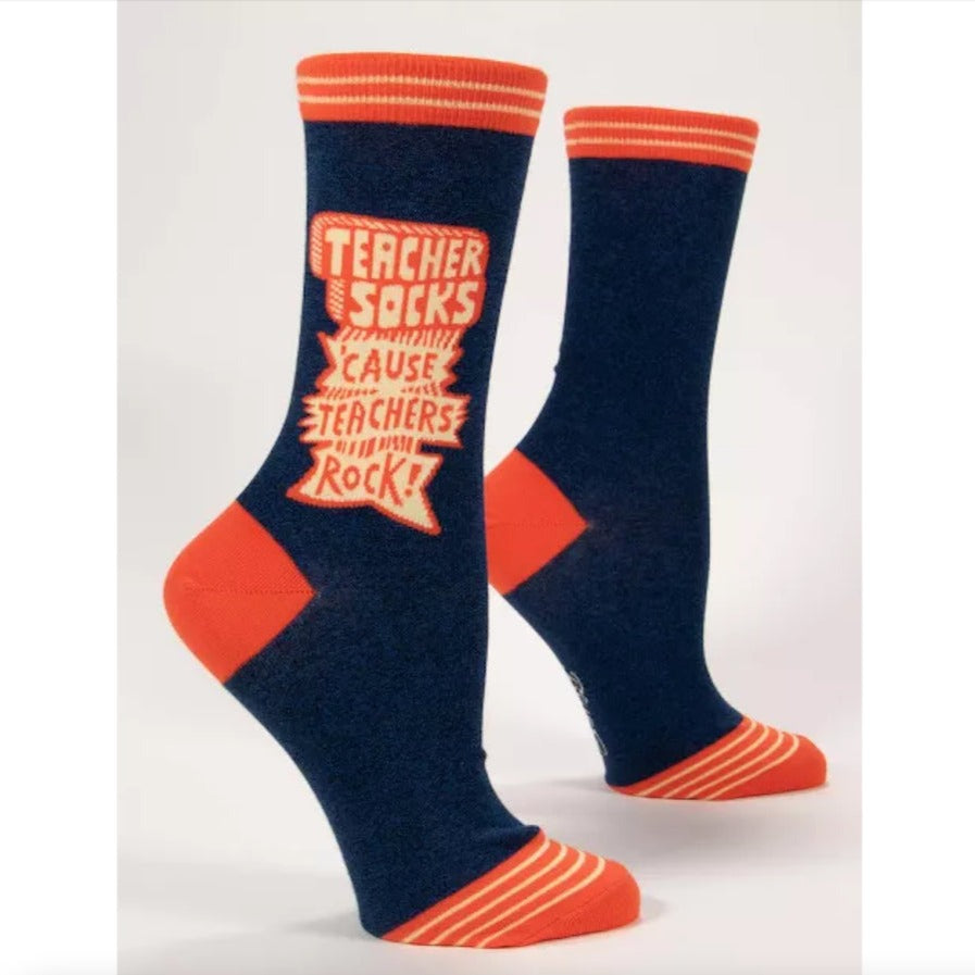 Teachers Rock - Crew Socks – Ruby Six